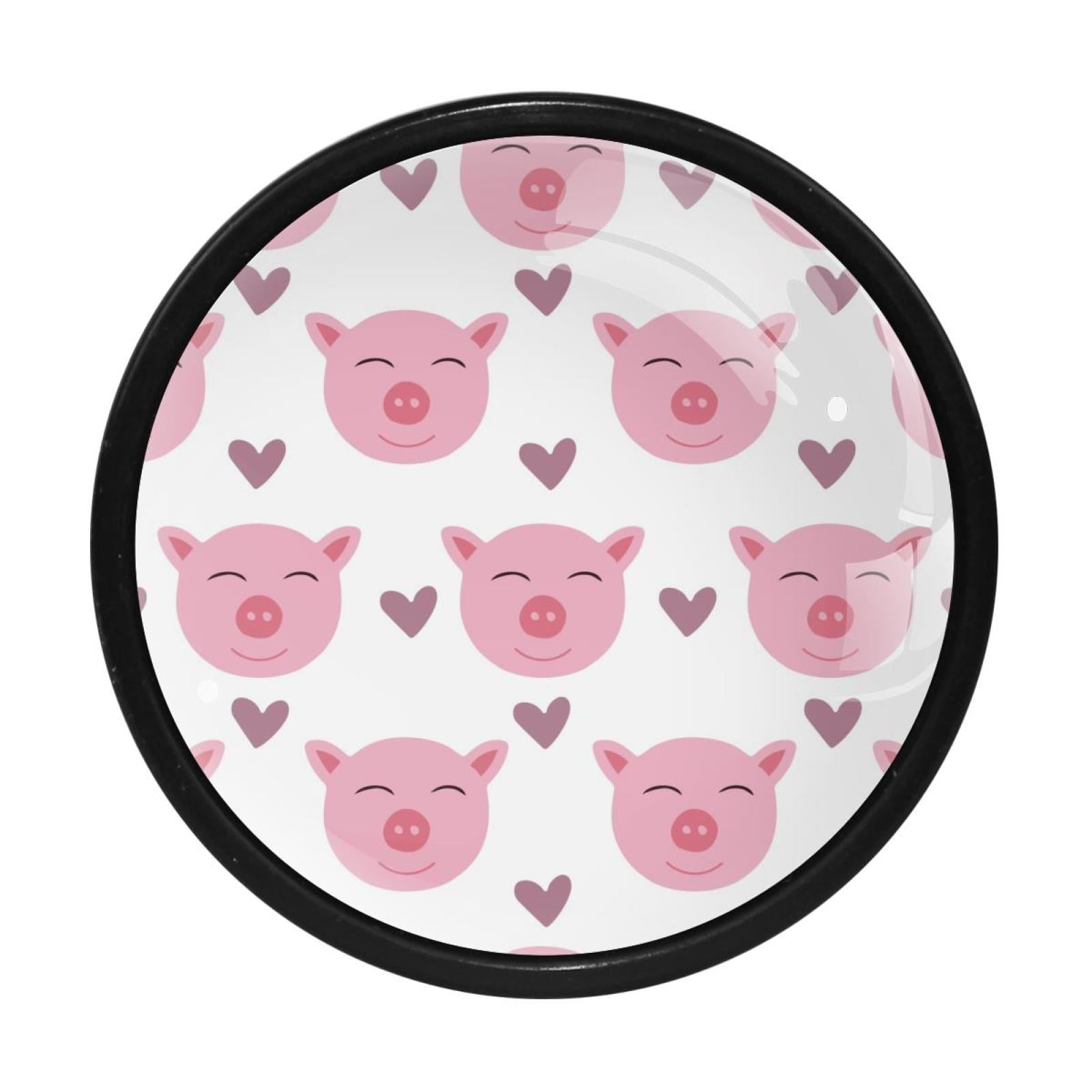 4 Pcs Pig Knobs for Kitchen Cabinet Cupboard Dresser Bookcase Drawer ...