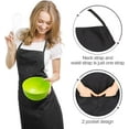 24 Pack Bib Aprons Unisex Commercial Apron Resistant Apron Kitchen BBQ ...