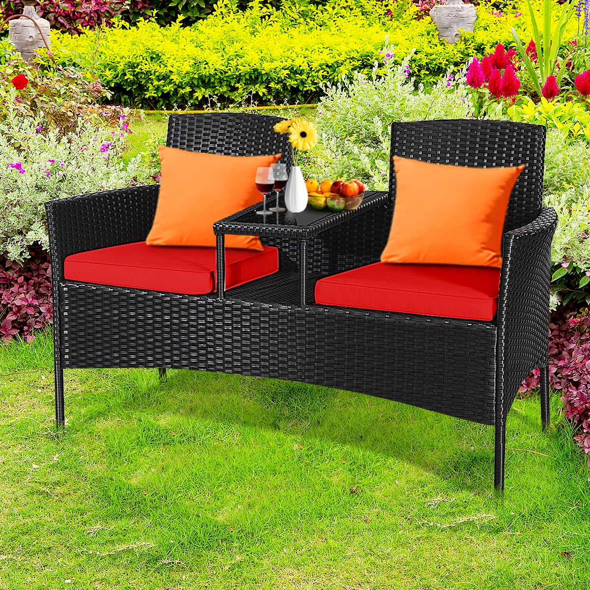 Click here for Patiojoy Outdoor Rattan Furniture Wicker Patio Con... prices
