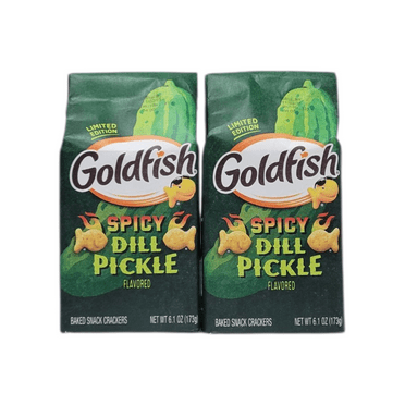 Goldfish Spicy Dill Pickle Limited Edition 6 Pack - Walmart.com