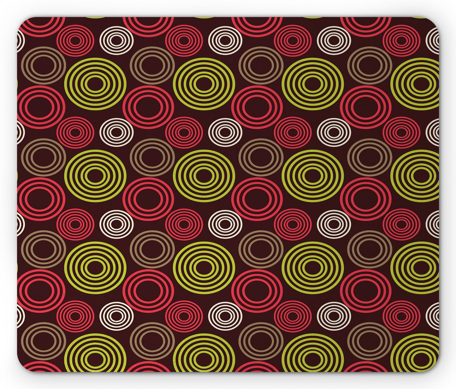 Geometric Mouse Pad, Colorful Funky Vortex Stripes Simplistic Spring ...