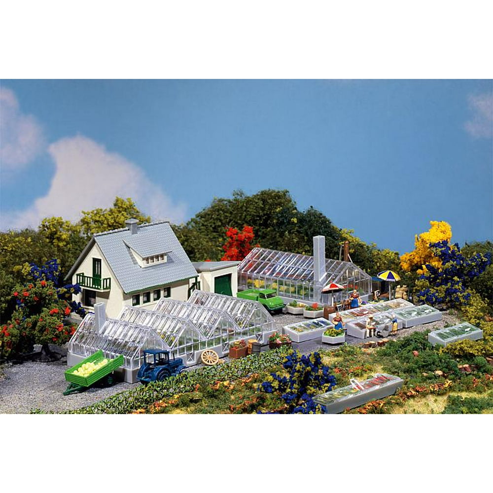 Faller N Scale Building/Structure Kit Garden Nursery House/2 ...
