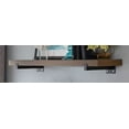 allen + roth 37-Inches L x 9-Inches D x 3.7-Inches H DARK OAK MDF ...