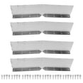 4Pcs Aluminum Gutter Valley Guards For Roof Rainwater Diversion ...