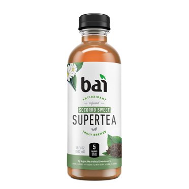 Bai Iced Tea, Tanzania Lemon, Antioxidant Infused Supertea, 18 Fluid ...