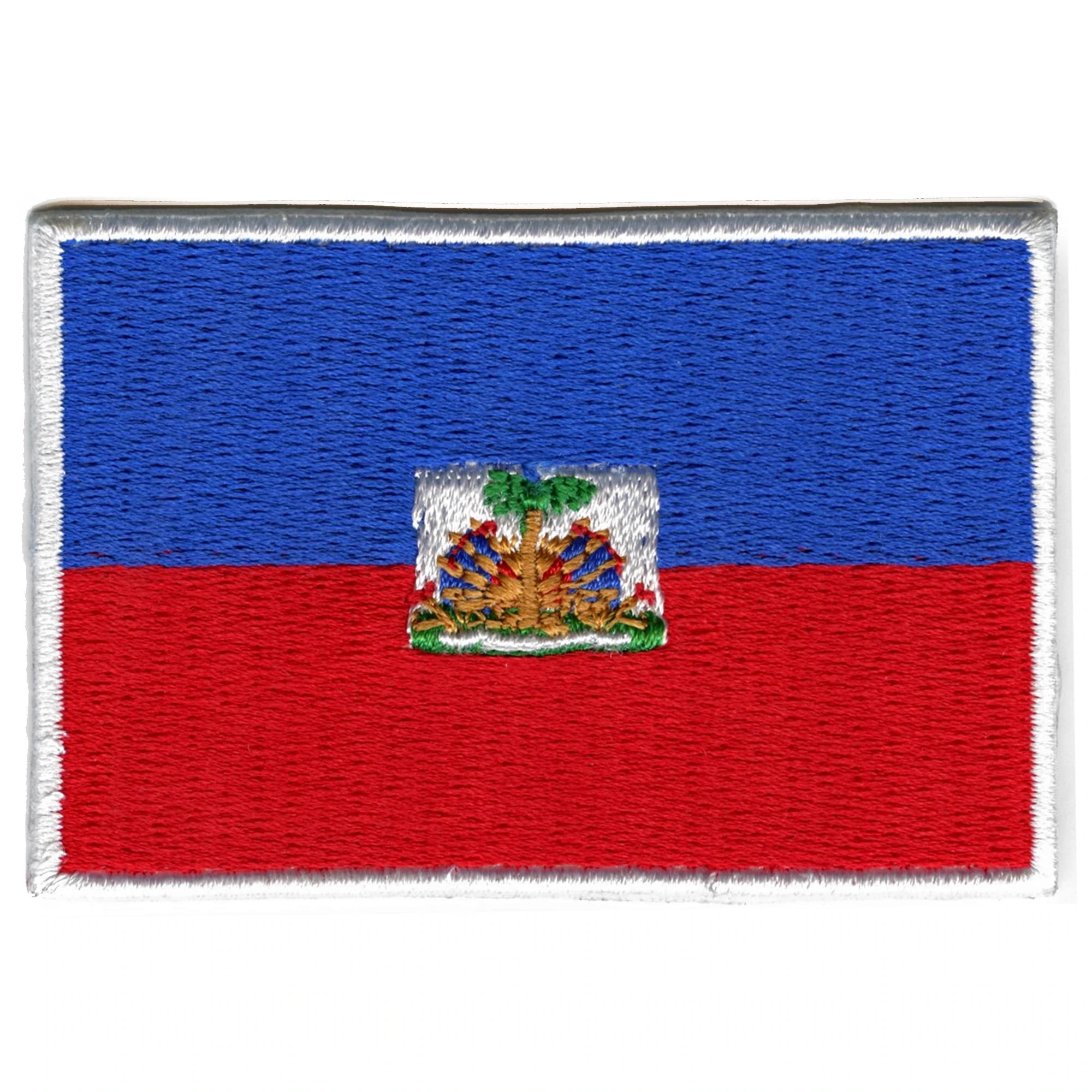 Haiti Flag Patch Country Pride Embroidered Iron On - Walmart.com