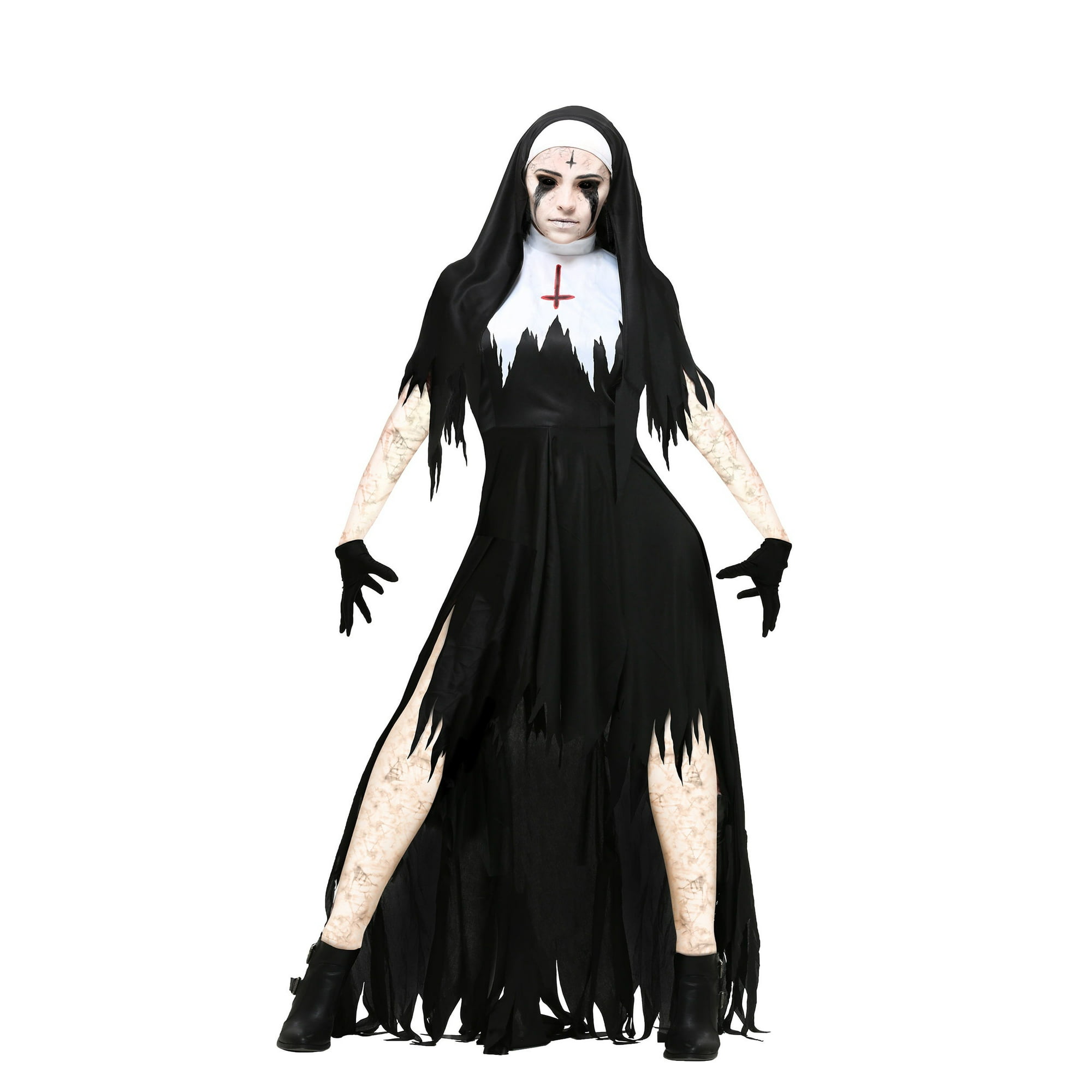 Click here for Fun Costumes Womens Plus Size Dreadful Nun Costume... prices