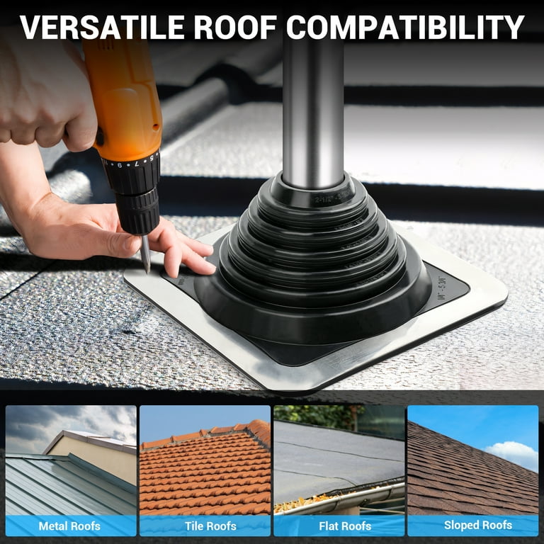 Metal Roof Boot Installation