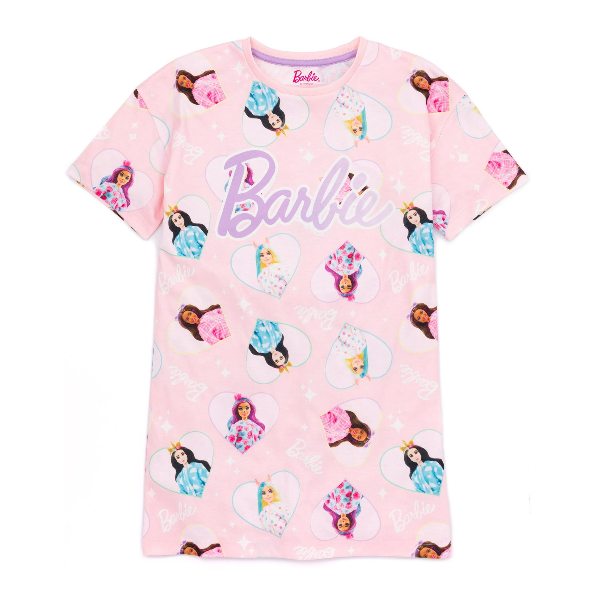 Click here for Barbie Girls Pink Short Sleeve Nightdress prices