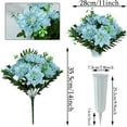 Artificial Cemetery Flowers for Grave, Set of 2 Artificial Memorial ...
