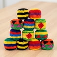 12PCS Crochet Hacky Ball Dirtbag Footbag, Professional Sand Filled ...
