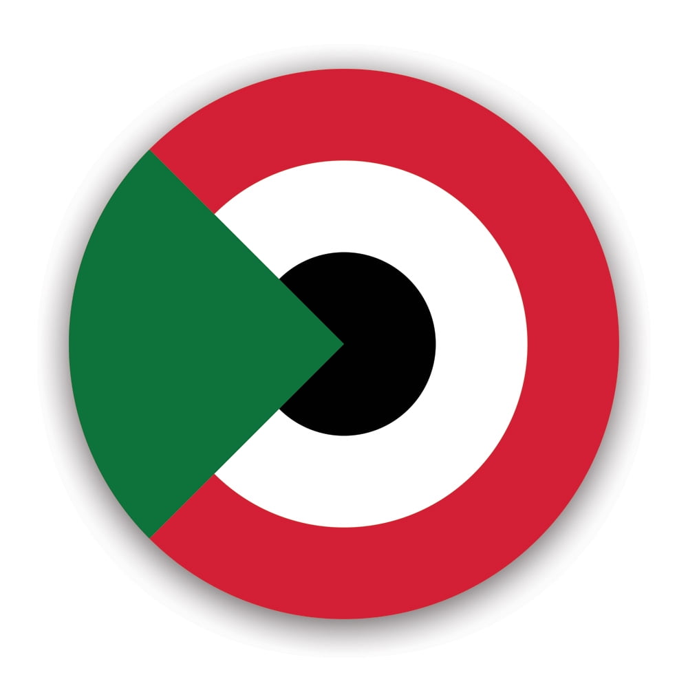 Sudanese Roundel Sticker Decal - Self Adhesive Vinyl - Weatherproof ...