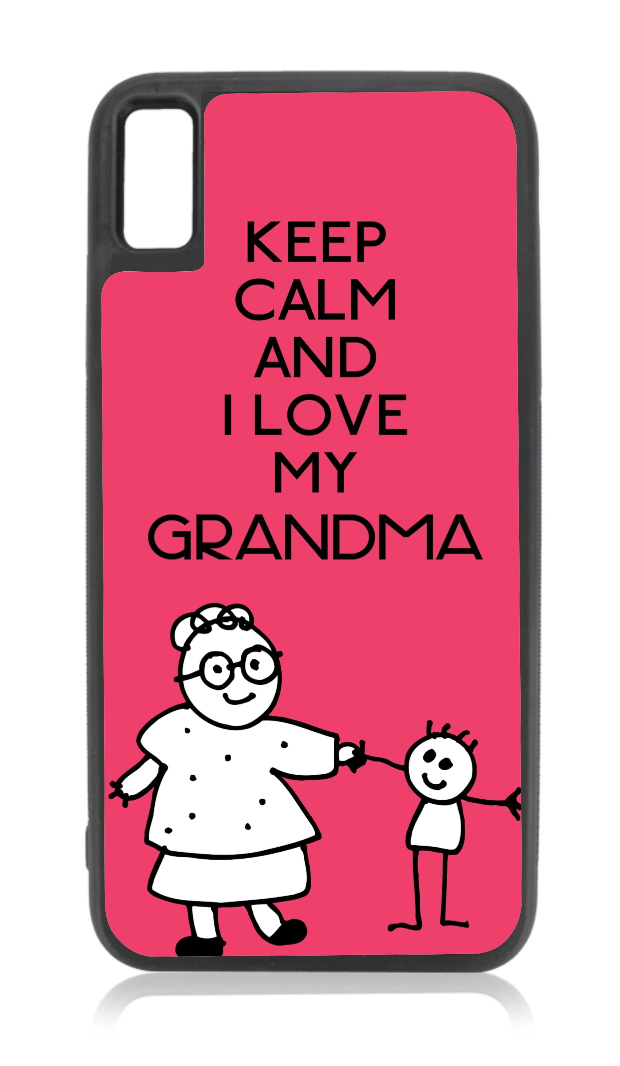 Quote Keep Calm and I Love My Grandma - Granny Grandmother Gratitude ...