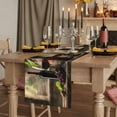 Farm Wine Grapes Casks Table Runner Dresser Scarf,Kitchen Dining Table ...