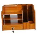 Masteelf Office Desk Storage Rack Modified Knob Cover Foldable Drawer ...