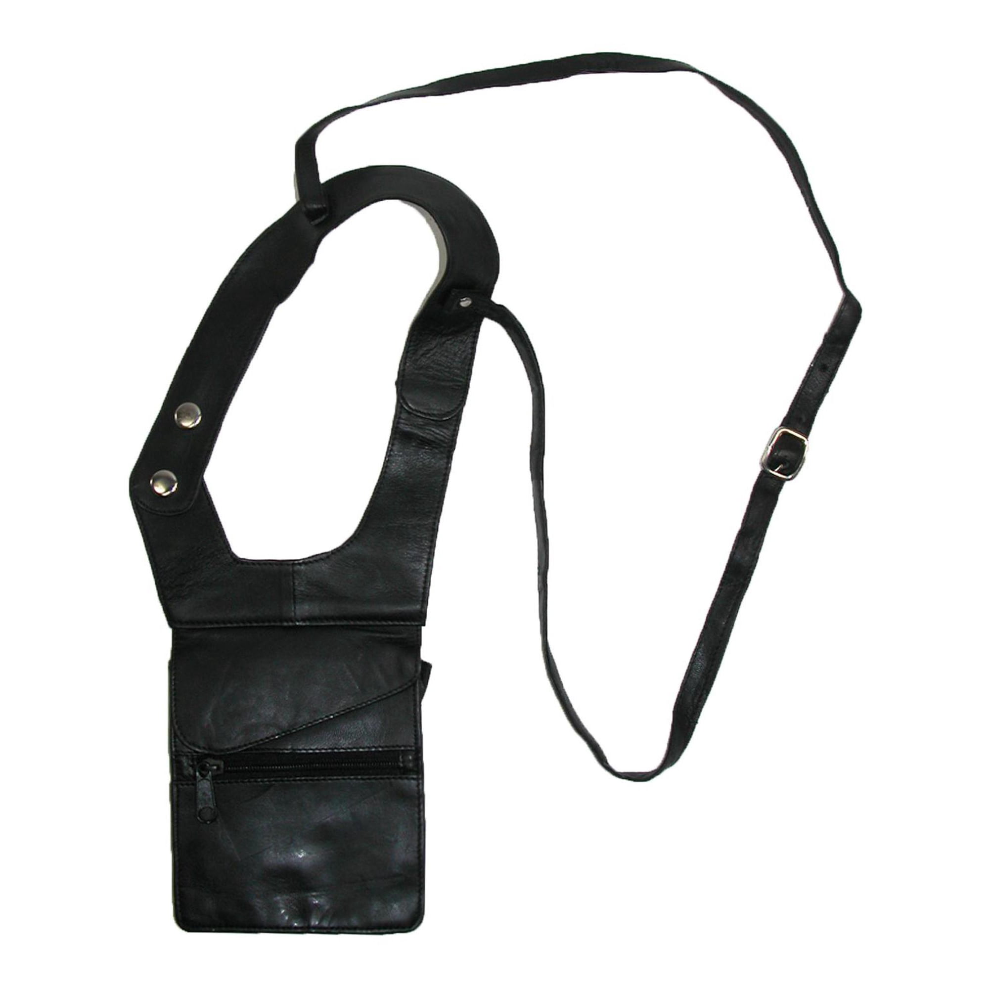 Click here for Ctm Unisex Leather Travel Shoulder Wallet prices