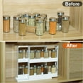 iMounTEK Multifunctional Rotating Spice Rack Organizer, Kitchen Cabinet ...