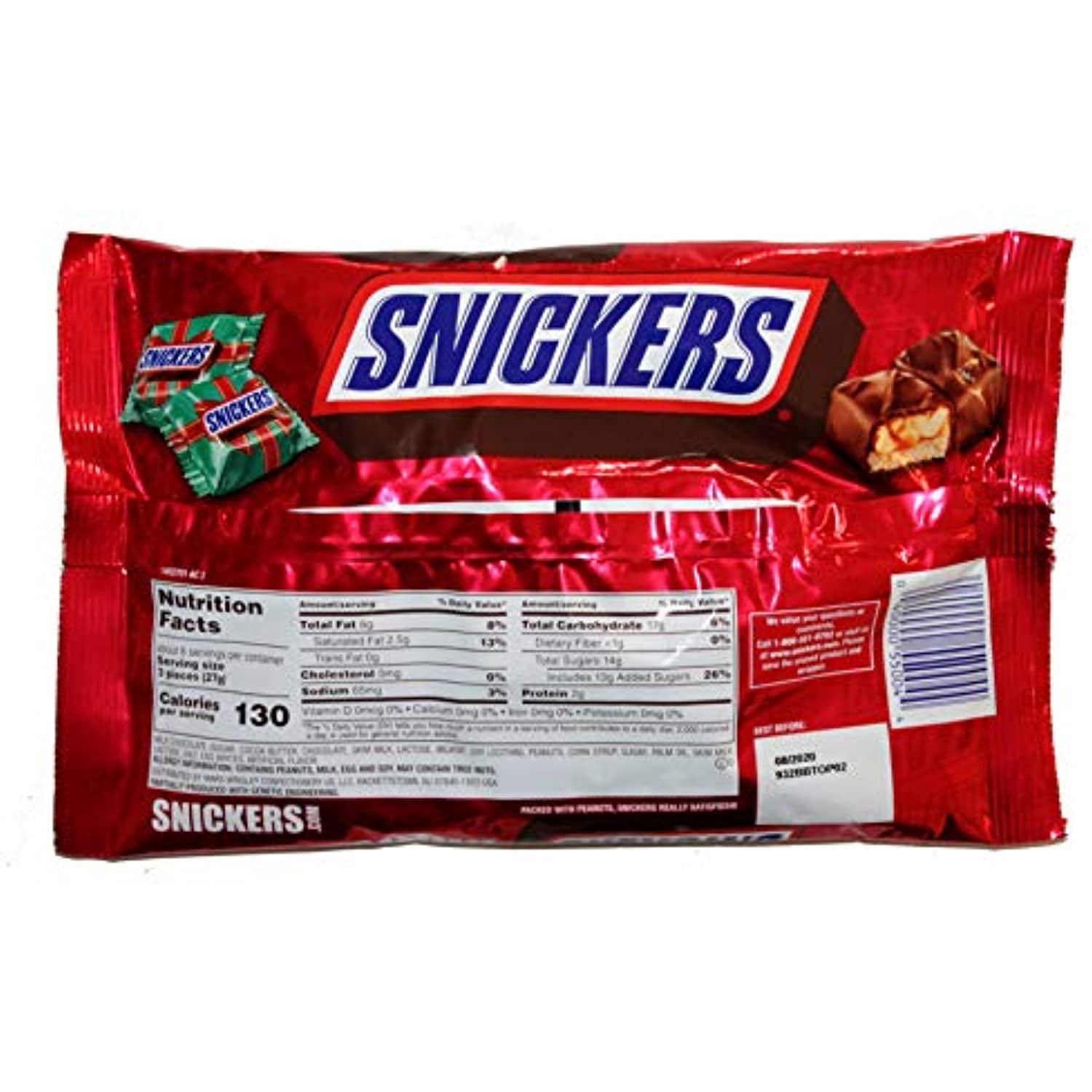 Buy Mars (1) Bag Snickers Minis - Peanuts, Caramel, Nougat, Milk ...