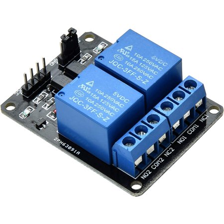 5V Relay Module DC 5V 230V 2 Channel Relay Module with Optocoupler for ...