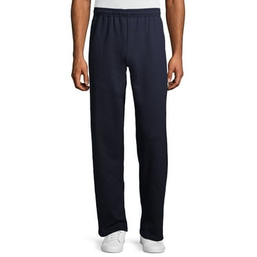 Vibes Men's Fleece Cargo Sweatpants Relax Fit Bungee Cord Open Bottom ...