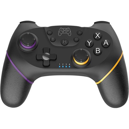 [2021 Newest Version] Wireless Controller for Switch/Switch Lite,BLACK Switch Pro Controller ...