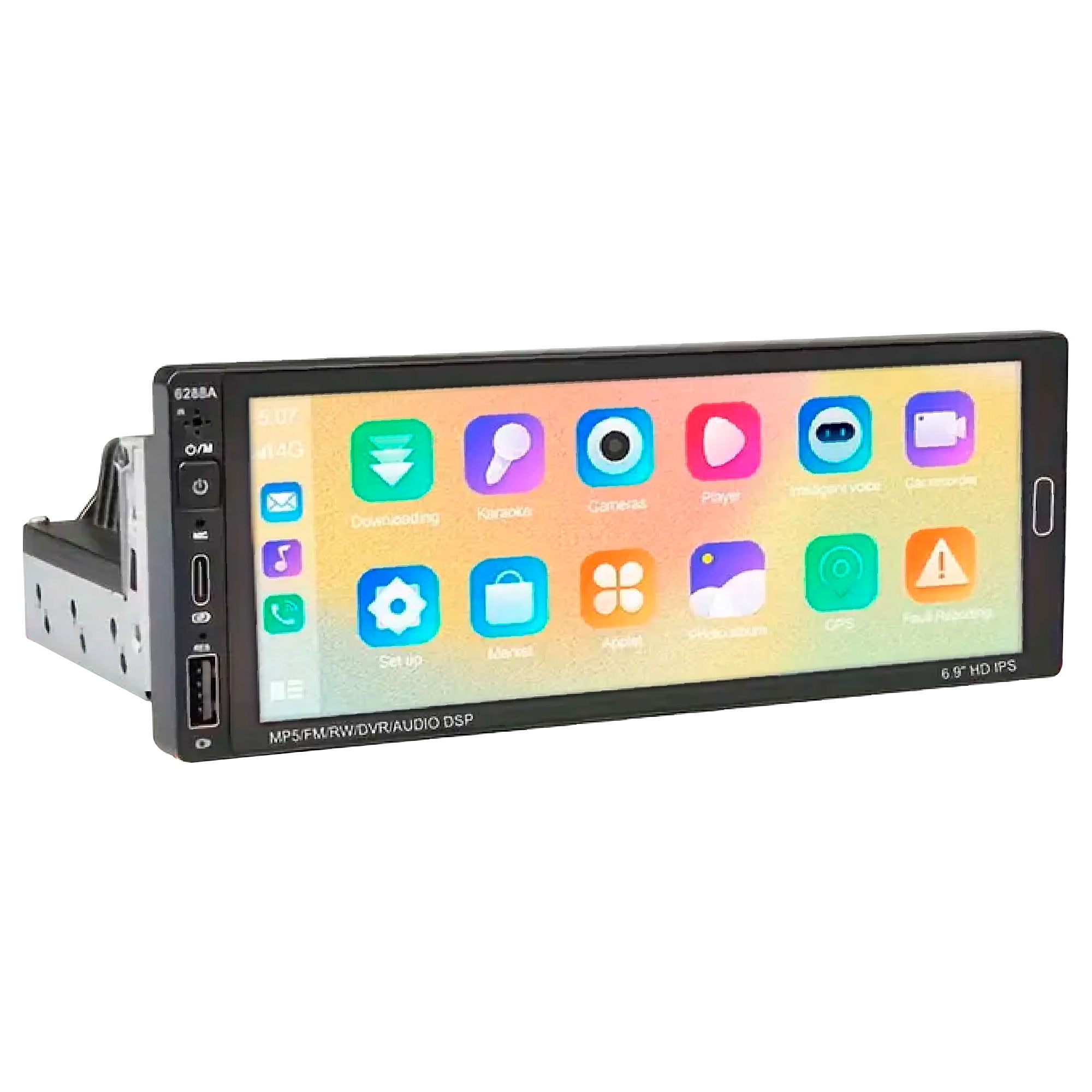 AUTOESTEREO VAK 3558 1 DIN 6.8" ANDROID CARPLAY CAMARA GPS VAK VC-3558 ...