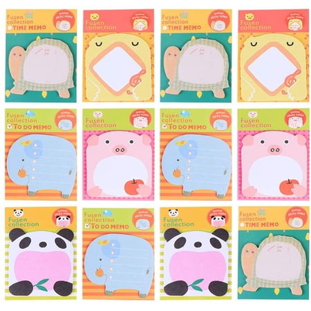 Memo Sticky Notes Animals Self Stick Memo Pads Writable Labels Page ...
