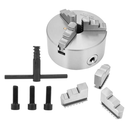 Lathe Chuck,SANOU K11-130 3-Jaw Self Jaw Self Centering Chuck Chuck ...