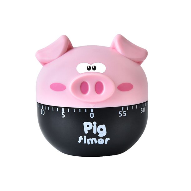 60min Cartoon Shape Timer Dial Alarm Plastic Clock Mechanical timer ...