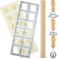 Ravioli Mold with Extra Large 2 Inch Squares and Ravioli Maker Cutter ...
