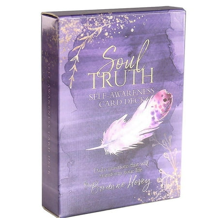 JOYWEI Soul Truth Self-awareness Card Deck Daily Questions That Will ...