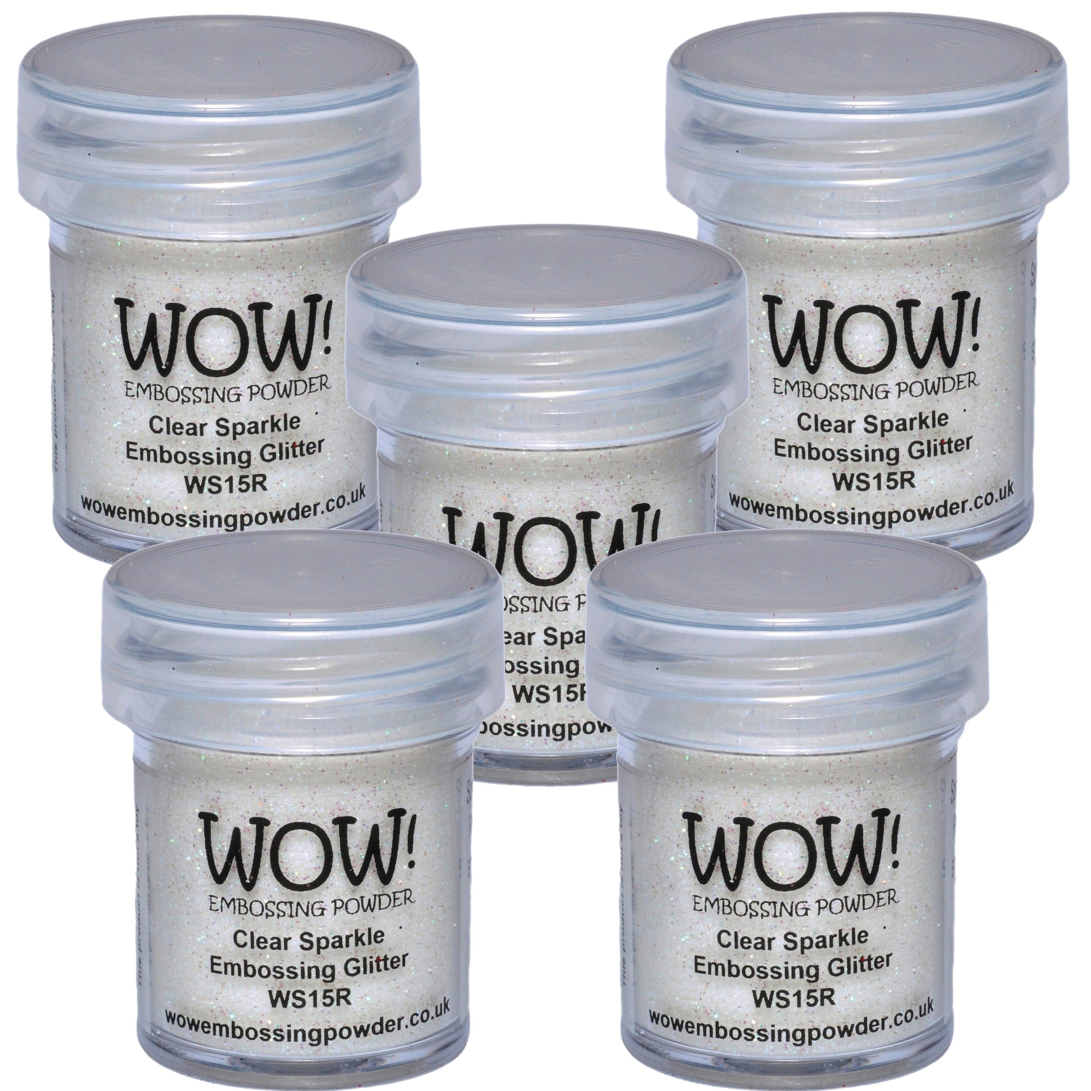 Wow! Embossing Powder 15ml-Clear Sparkle, Multipack Of 5 - Walmart.com ...