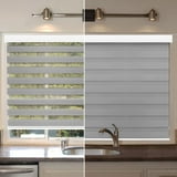 Biltek Zebra Cordless Light Filtering Polyester Roller Window Shades, Gray 54”x72” - Walmart.com