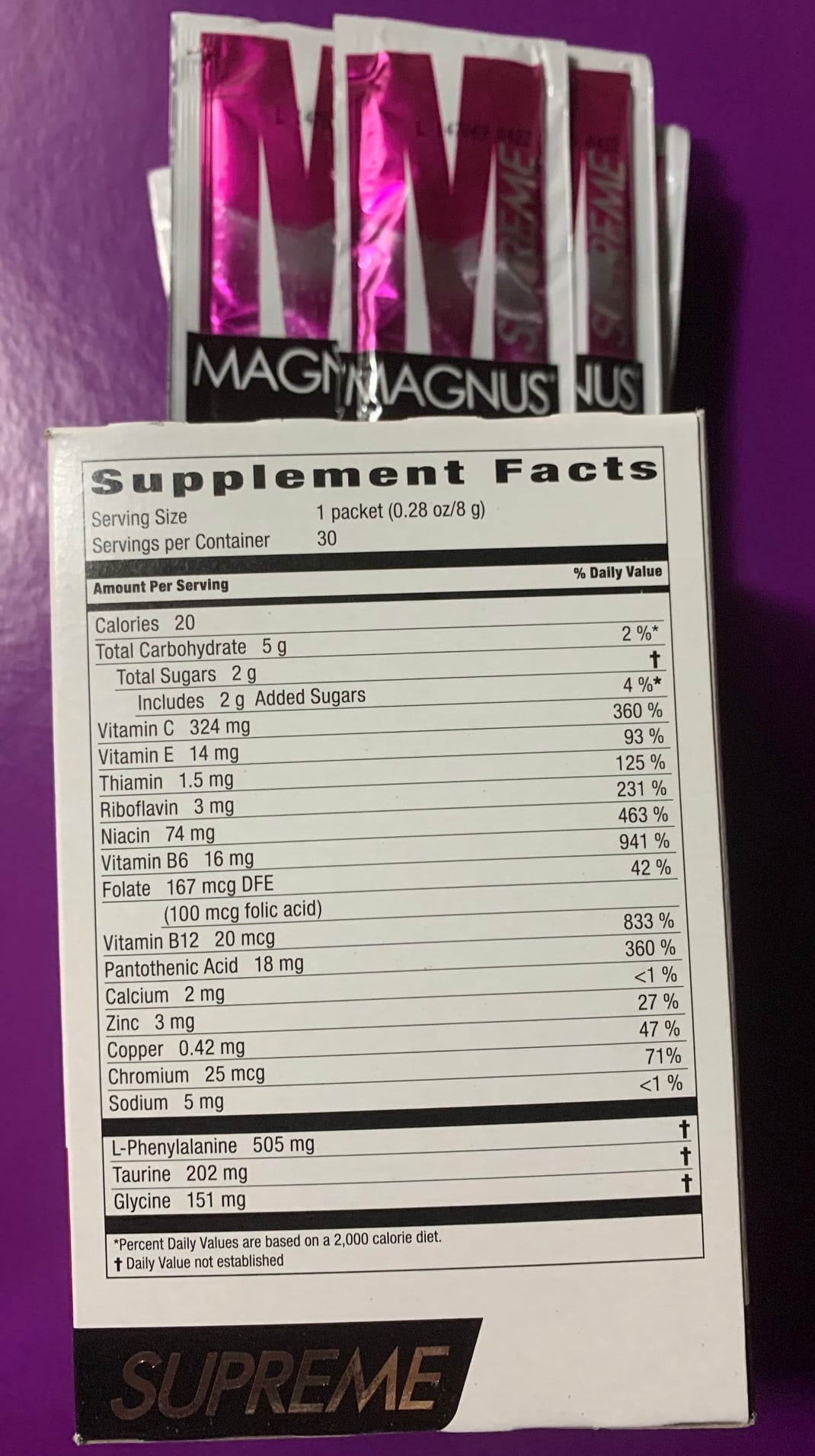 Buy Omnilife Magnus Supreme Box of 30 Sachets Energy Drink Vitamins ...