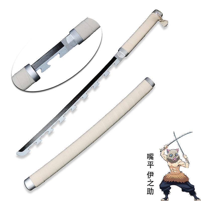 80cm Demon Slayer Katana Anime Sword Cosplay Weapon Prop Zenitsu ...