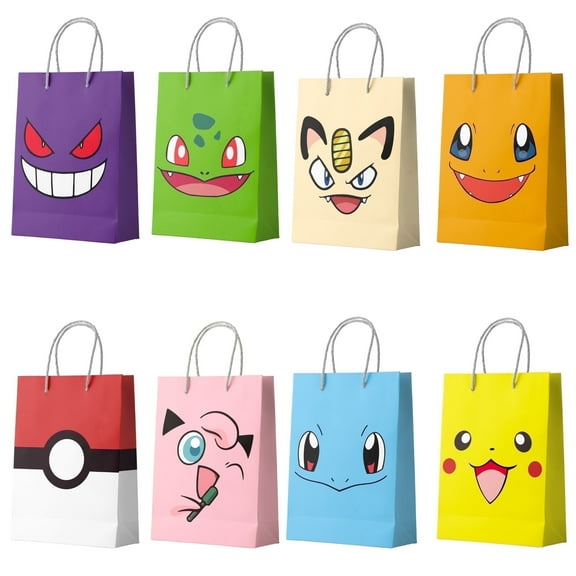 InBoxxarty Pokemon Party Bags, 24pcs Goodie Bags with Pikachu and ...