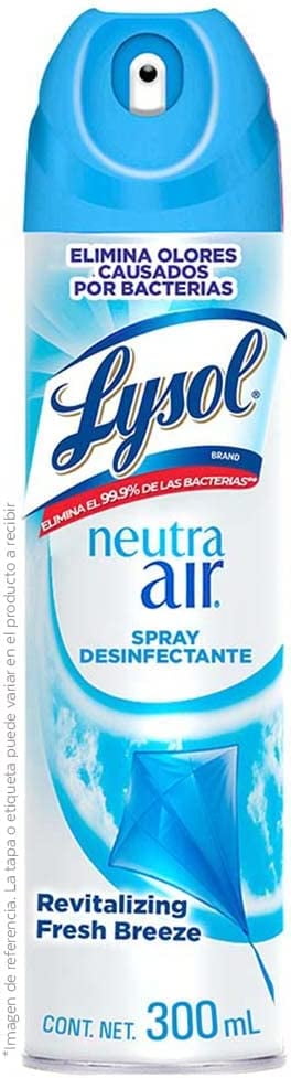 Lysol® Spray Desinfectante Eliminador de Olores Neutra Air® Fresh ...
