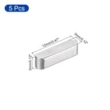 Uxcell 5Pcs Round Ended Feather Key, 3x3x12mm Stainless Steel ...
