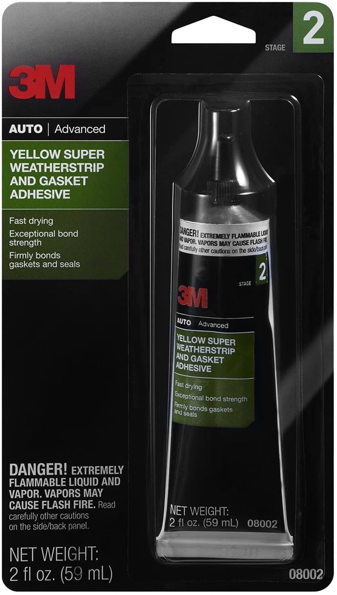 3M 0 Yellow Super Weatherstrip and Gasket Adhesive Tube 8003 - Walmart.com