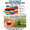 Footbag Hacky Handmade Knitted Sack Assorted Footbag Crochet Hacky ...