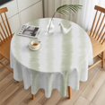 Abstract Sage Green Stripes Round Tablecloth 60 inches Rustic ...