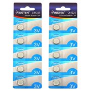 Insten CR1225 3V Lithium Batteries Coin Button Cell Watch Battery (Pack ...