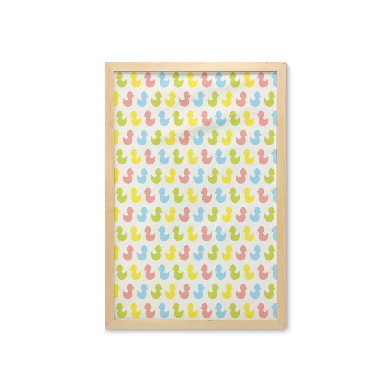 Rubber Duck Wall Art with Frame, Colorful Ducklings Animals Theme ...