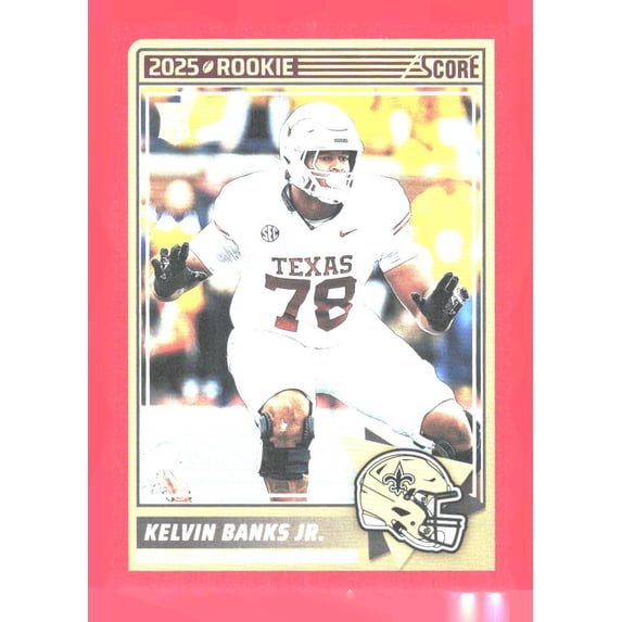 2025 Score Kelvin Banks Jr. #23 Red RC - Walmart.com