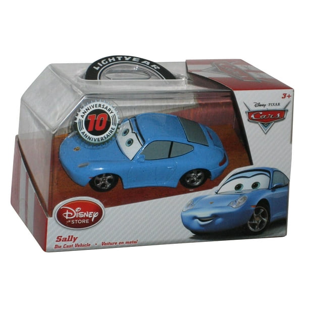 Disney Store Cars Sally 1:43 Die-Cast Toy Car Vehicle - Walmart.com ...