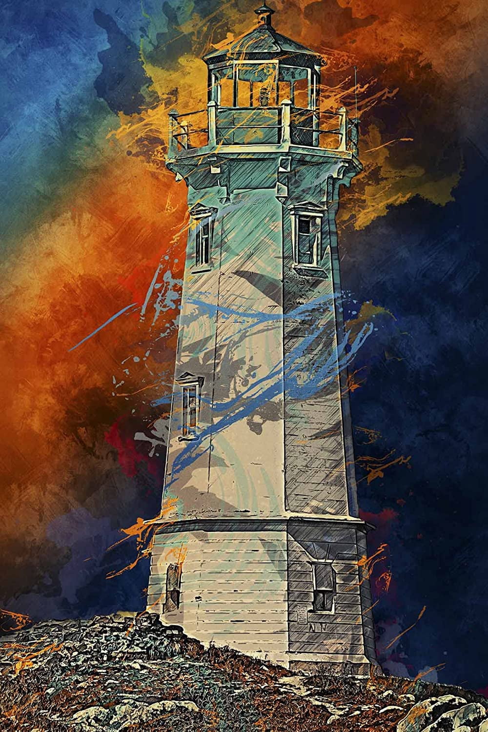 Canadian Lighthouse - CANVAS OR PRINT WALL ART+ - Walmart.com