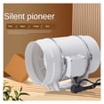4''5''6'' Extractor Fan Low Noise Inline Duct Air Cleaning Machine ...