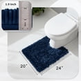 Bath Mats for Bathroom Non Slip, 31.5x20, Extra Soft Chenille Bathroom ...
