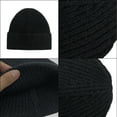 Beanie Hat, Unisex Winter Knit Hat, Cuffed Soft Warm Ski Cap, Watch Cap ...