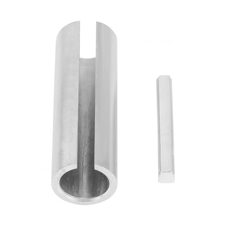Shaft Adapter, Steel 3/4 To 1 Crank Sleeve Adapter Silver Crank Shaft ...